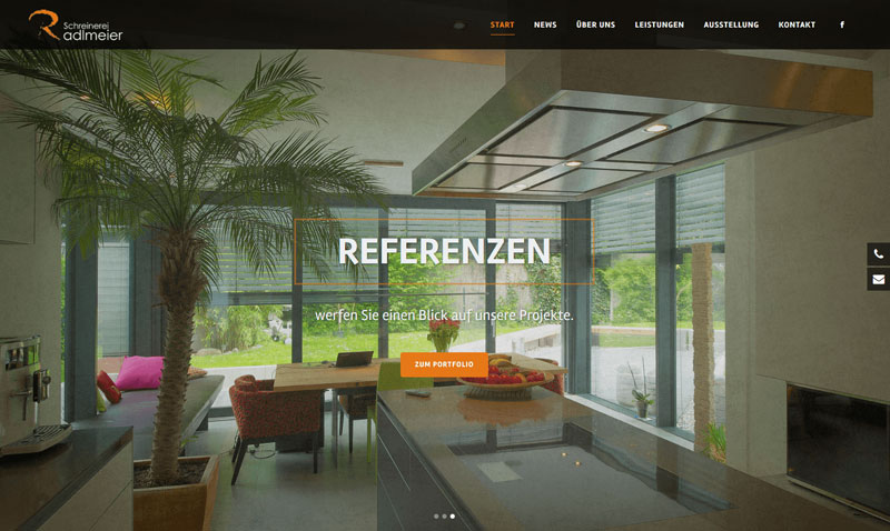 Schreinerei Radlmeier GmbH – Neue Website ab sofort Online - ECKER.Digital IT Solutions