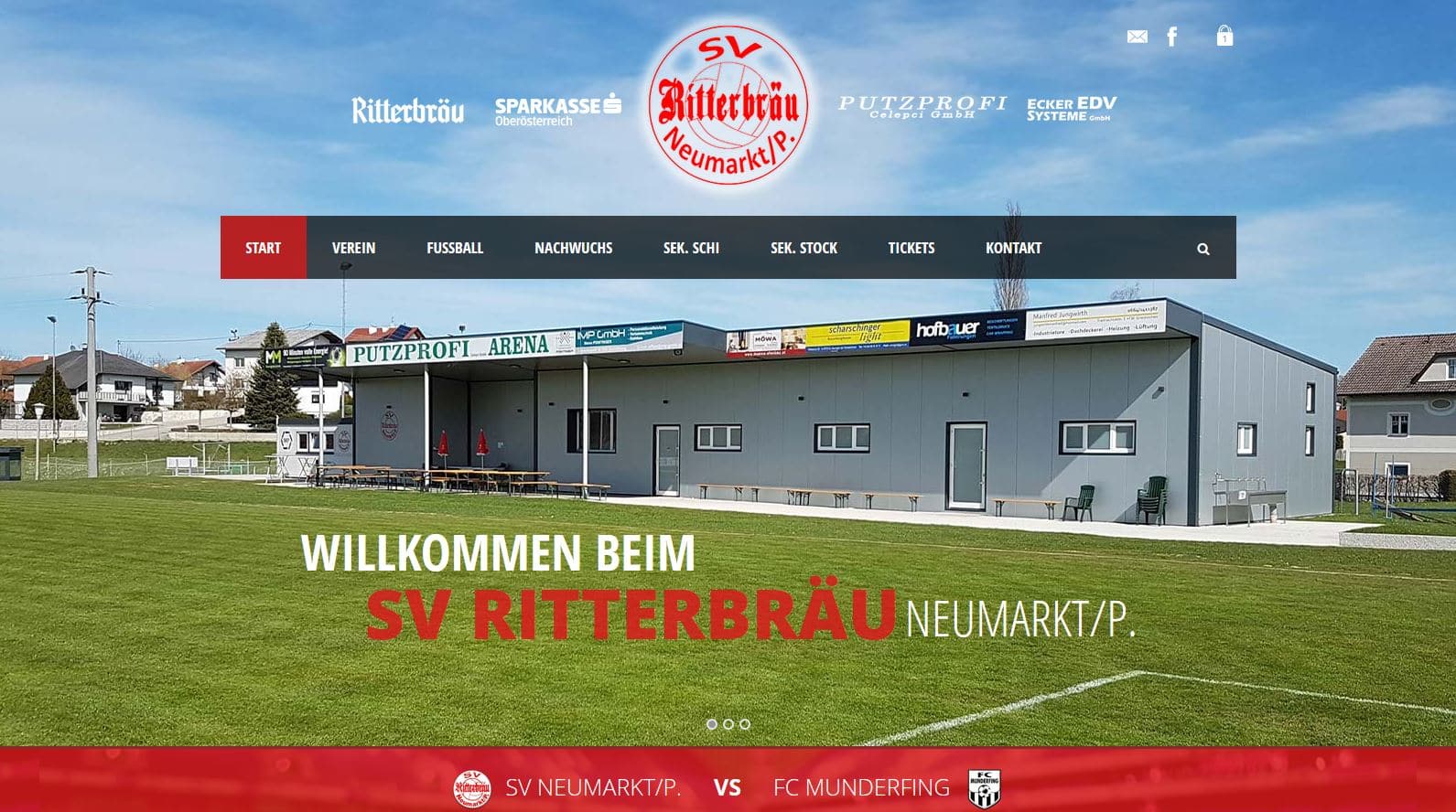 SV Ritterbräu Neumarkt – Website Relaunch - ECKER.Digital IT Solutions